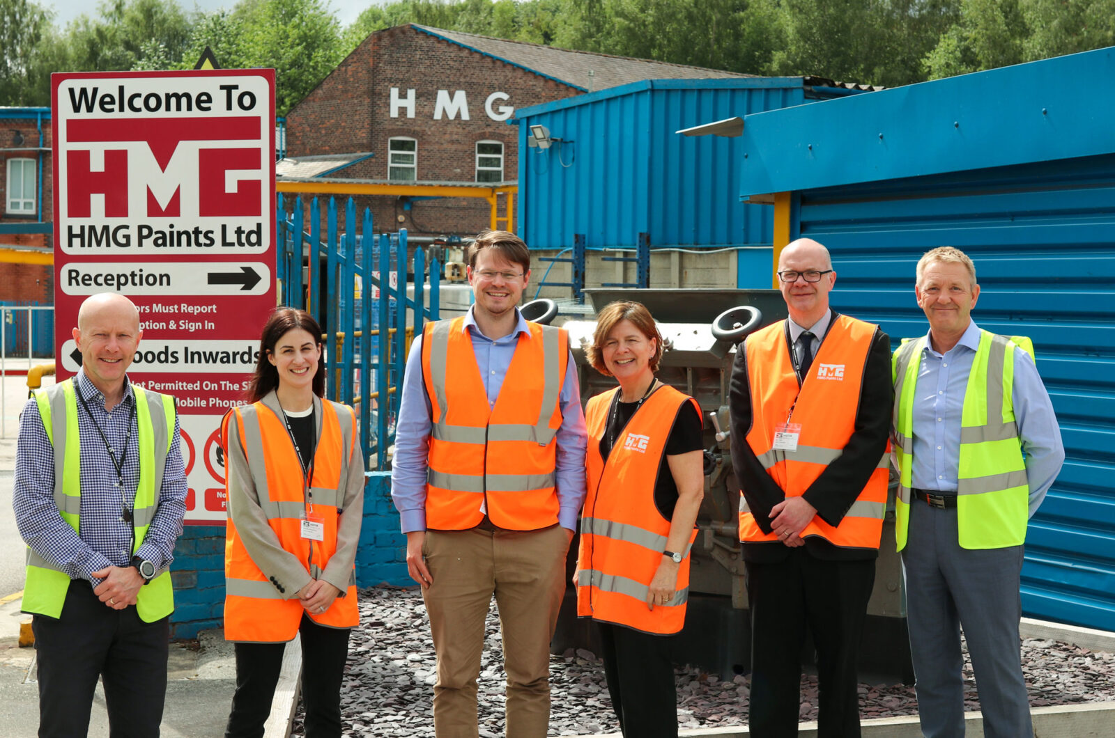 HMG Paints host Bank of England Representatives - Painting and ...