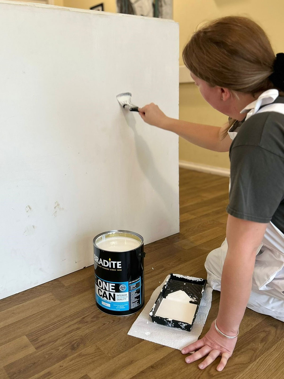 Bradite One Can features in Women’s Refuge Makeover - Painting and ...
