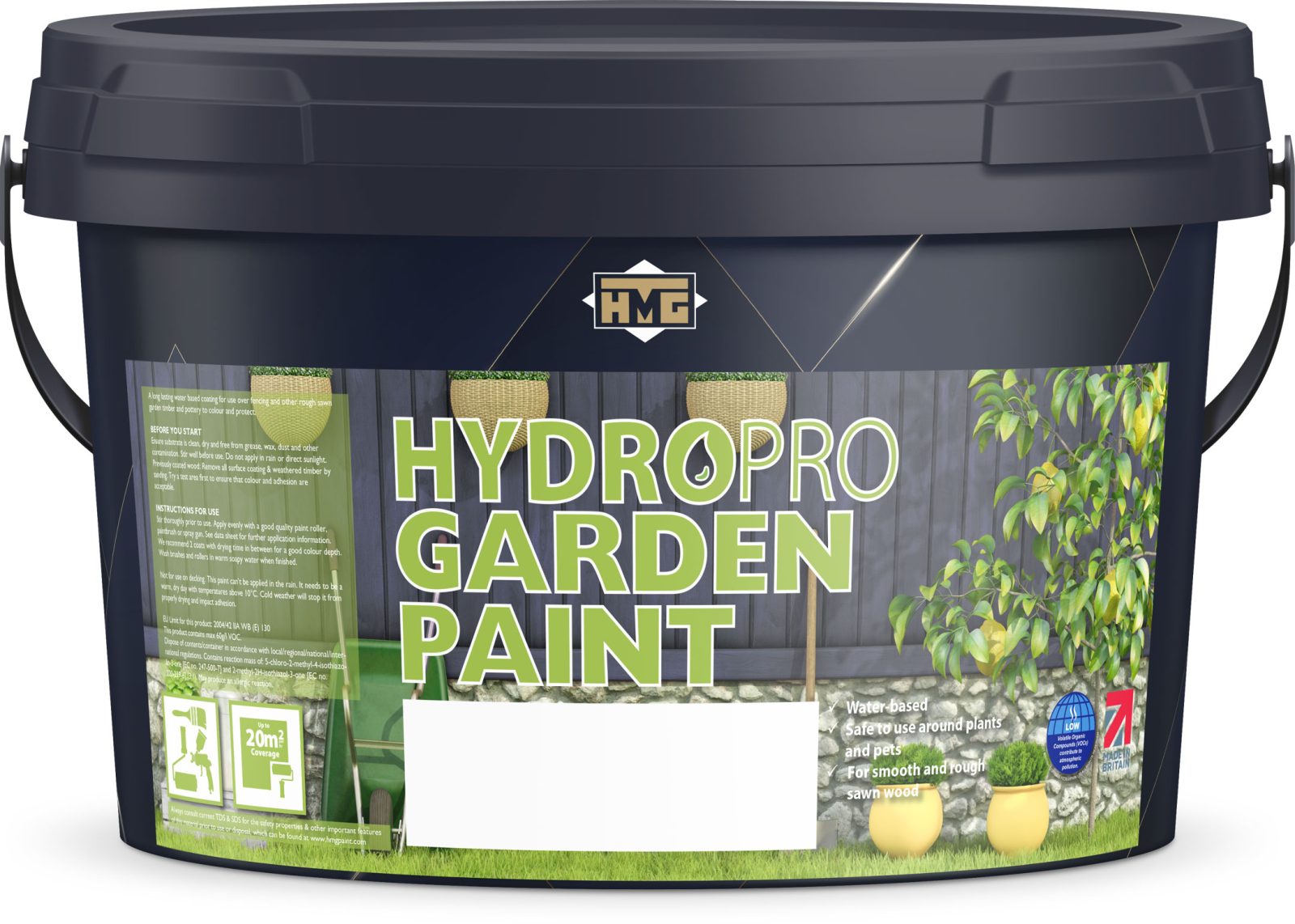 HMG Paints Introduce New 2.5L HydroPro Garden Paint Tins - Painting and ...