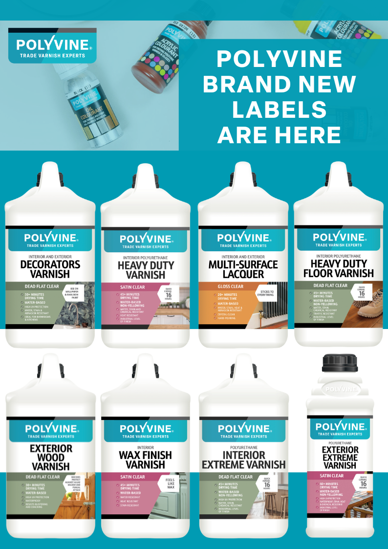 Polyvine Rebrand - Trade Varnish Experts Reveal a Bold New Look ...