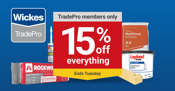 Wickes TradePro Members: 15% off everything - Painting and Decorating ...